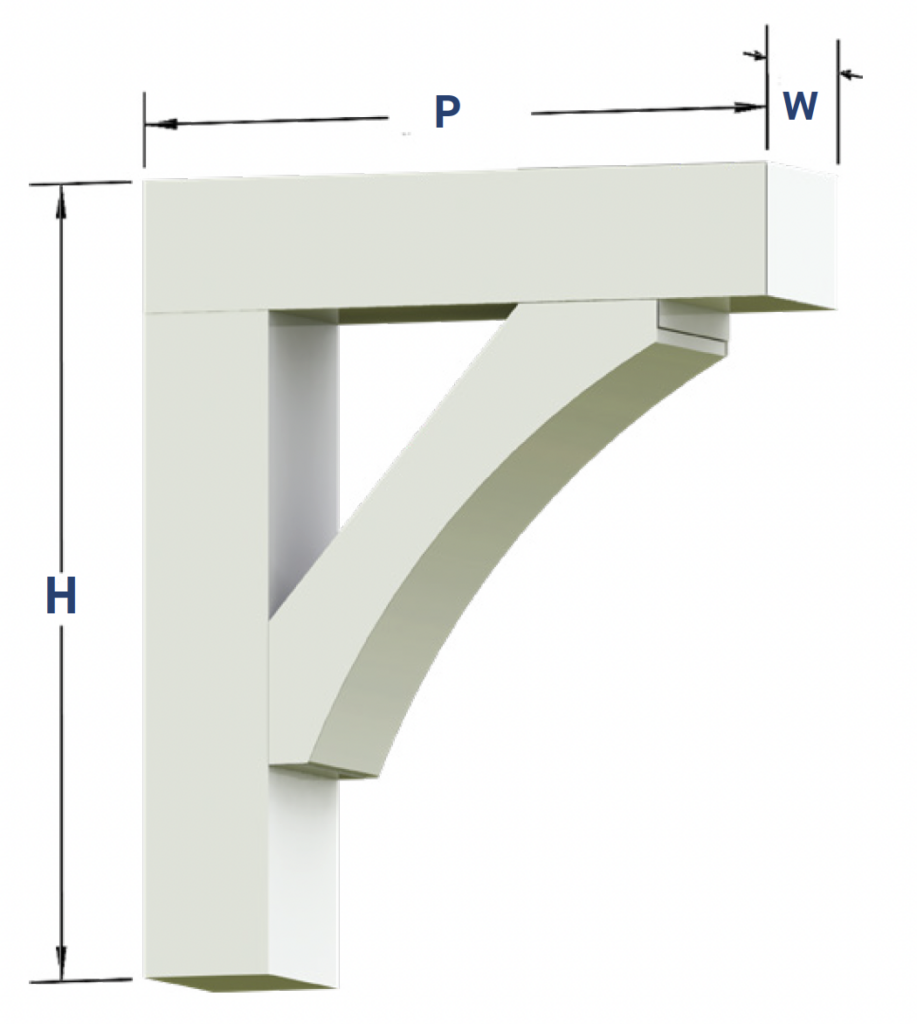 Hollow Brackets | Intex by Azek - Enhance Your Architecture